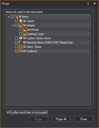 Managing your WYSIWYG document